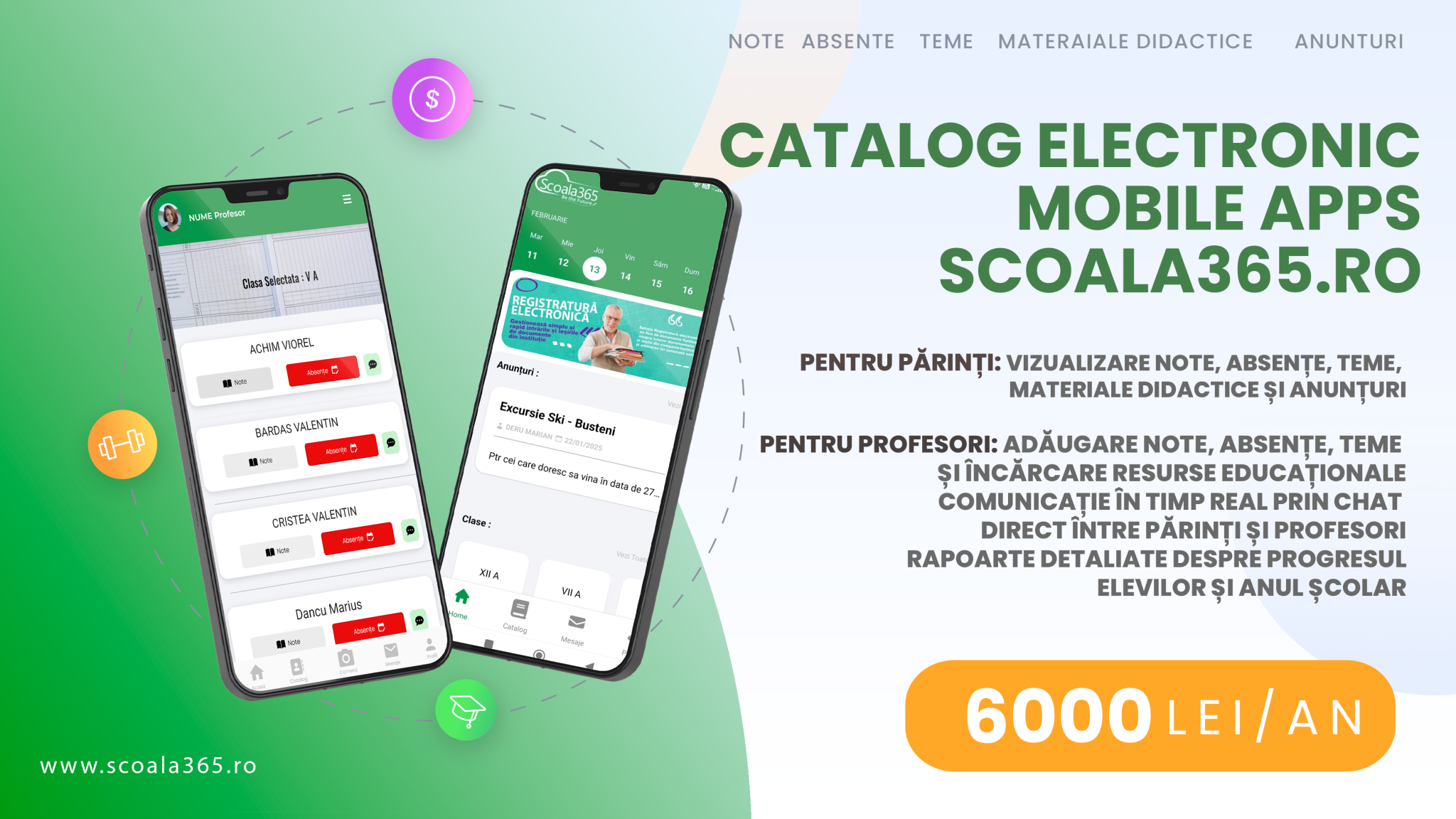 Catalog Electronic Scolar- Scoala365